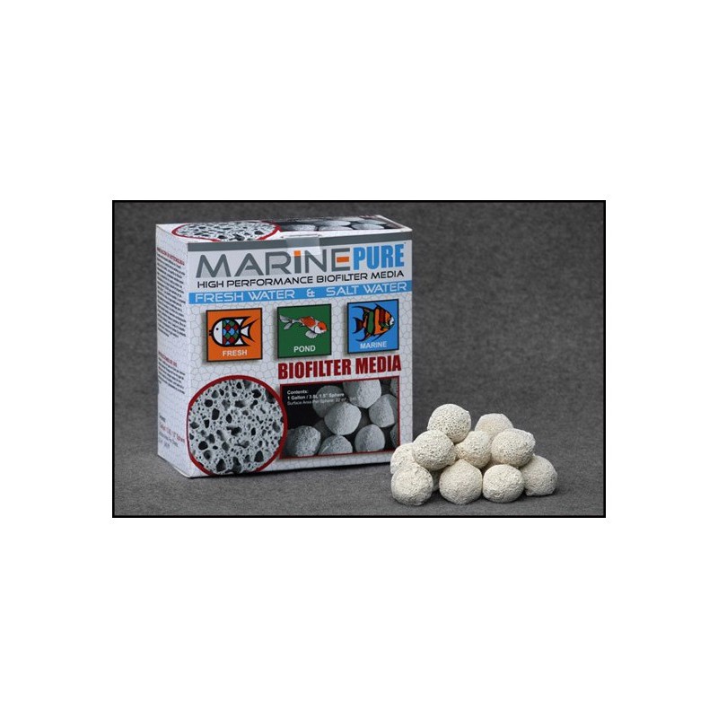 MARINEPURE 2QT SPHERES BIO FILTER MEDIA | Shopee Singapore
