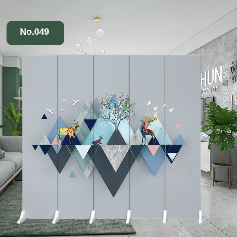 Nordic Screen Partition Wall Simple Modern Living Room Home Mobile Push ...