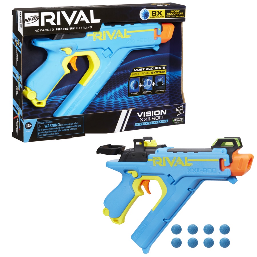 Nerf Rival Vision XXII-800 Blaster, Most Accurate Nerf Rival System ...