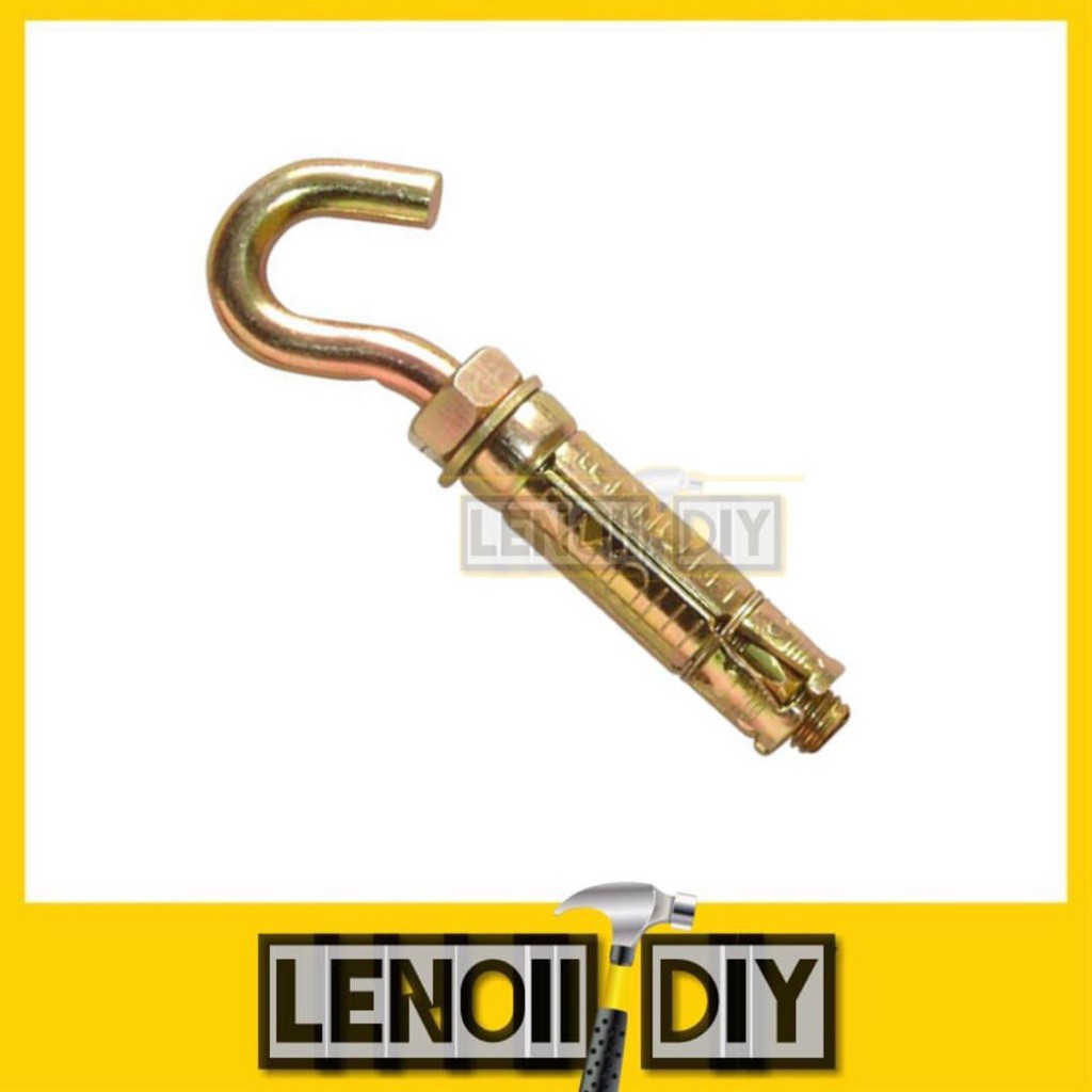 [C-Shaped] Screw Half Hook Wall Plug/M6 M8 M10/Hook Bolt Sleeve Anchor ...