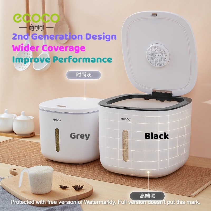 Ecoco 5kg 10kg Rice Storage Container | Shopee Singapore