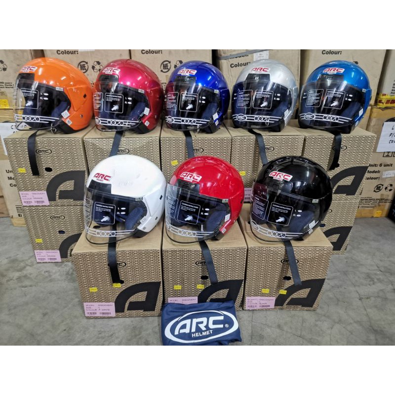 HELMET ARC DISCOVERY (FILBER) | Shopee Singapore