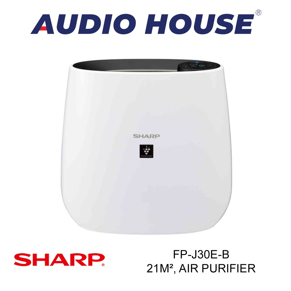 SHARP FP-J30E-B 23m², PLASMACLUSTER AIR PURIFIER (BLACK) ***1 YEAR ...