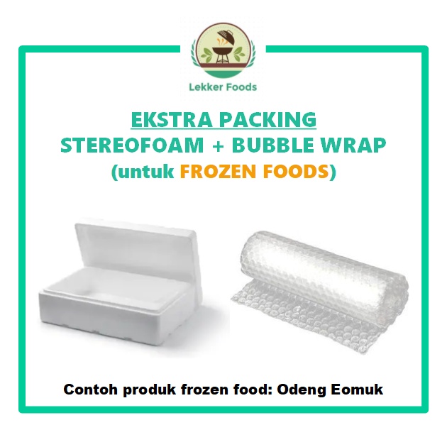 EXTRA PACKING STEREOFOAM + BUBBLE WRAP | Shopee Singapore