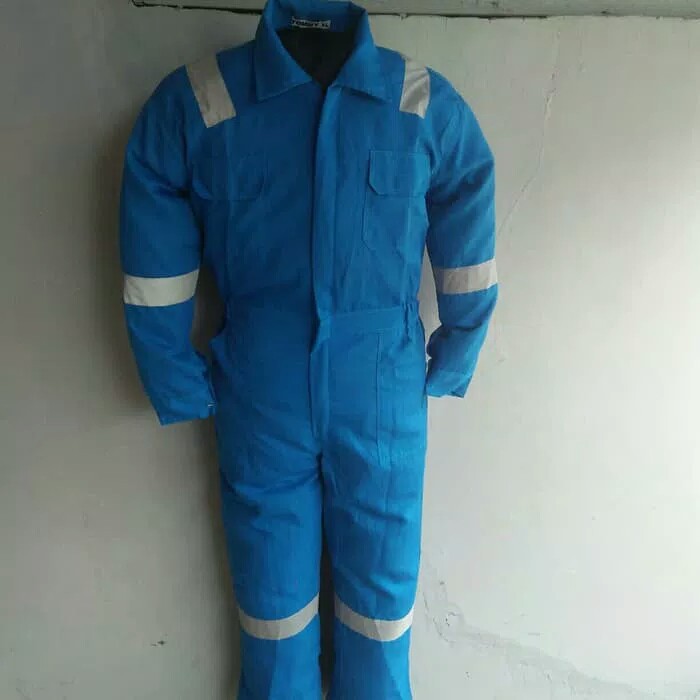 Tommy WEARPACK DRILL MATERIAL ( PERTAMINA BLUE) | Shopee Singapore