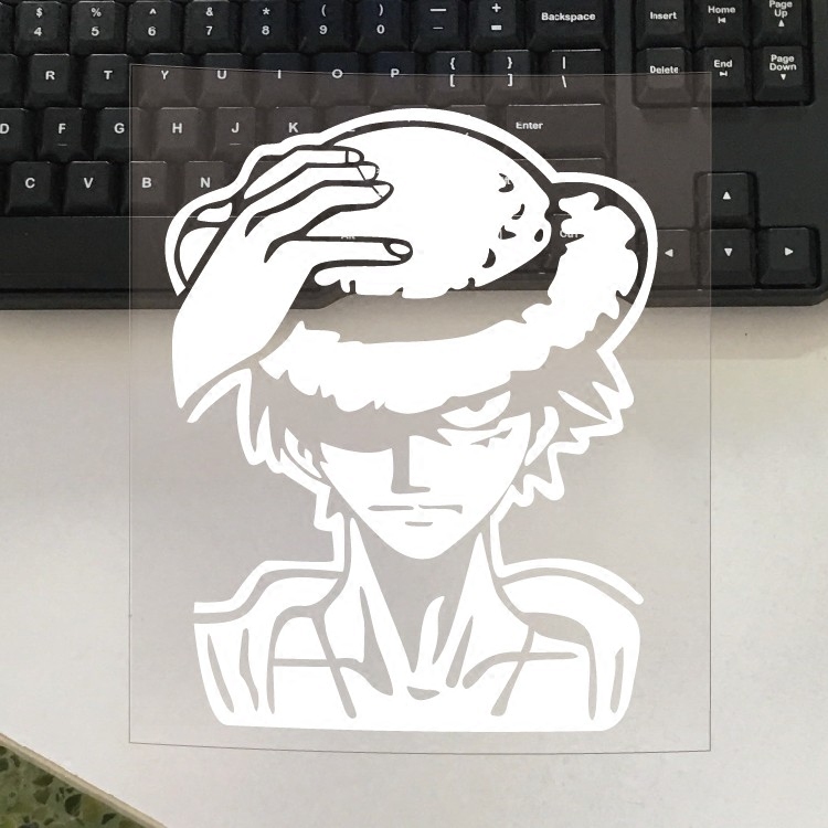 D1 D1.Car Sticker P-A101 One Piece Car Sticker Luffy Reflective Car ...