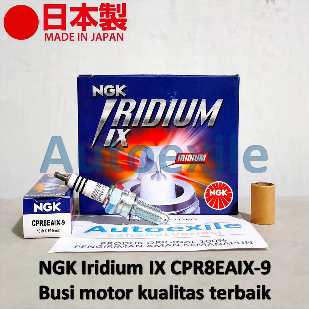 Original NGK IRIDIUM IX CPR8EAIX-9 Motorcycle Spark Plugs Original ...