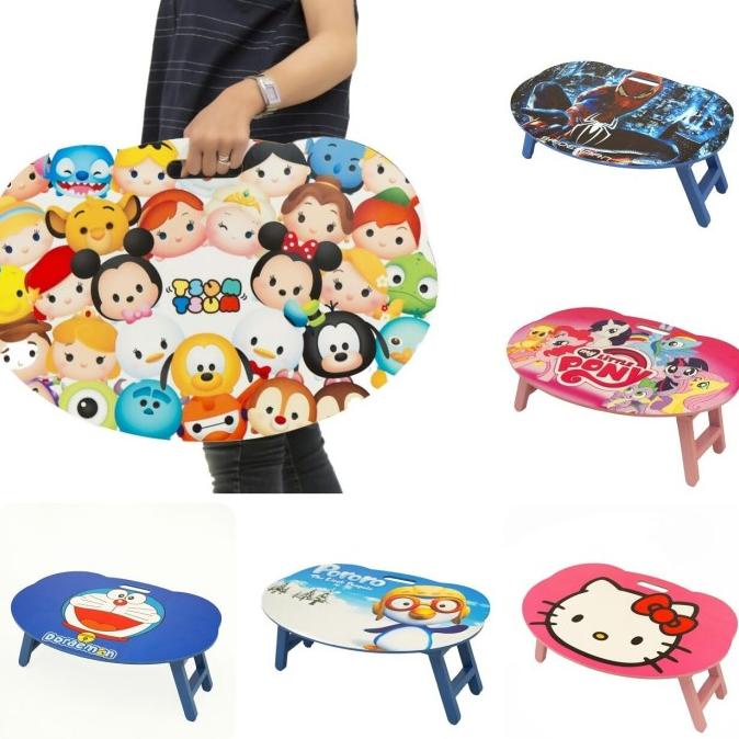 Child Folding Study Table From Wooden - My Little Pony | Shopee Singapore