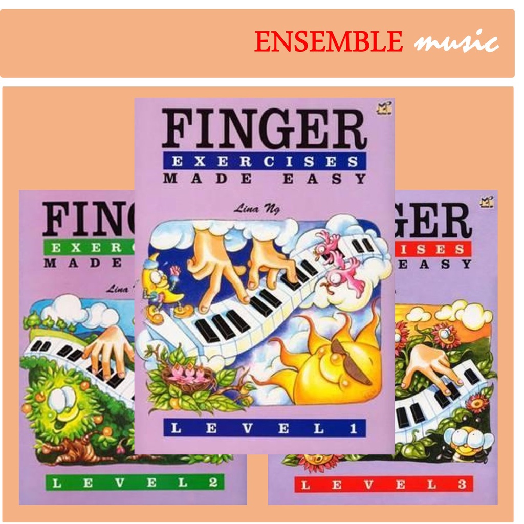 Finger Exercises Made Easy - Level 1, Level 2, Level 3 | Shopee Singapore