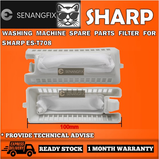 Washing Machine Spare Parts Filter for Sharp ES-T 708 ( Original ) | Shopee Singapore
