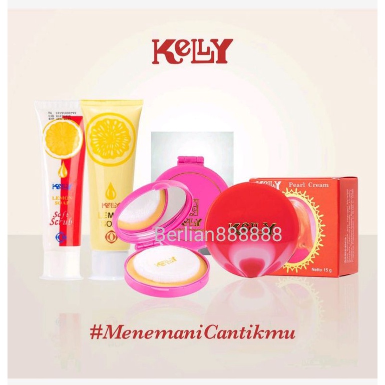 Kelly Pearl Cream BPOM- kelly Soap - kelly Powder - kelly soft scrub ...