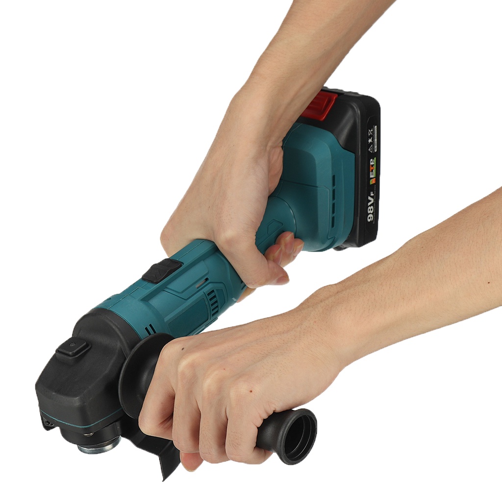 1500W Electric Cordless Angle Grinder 100mm With 32000 mAh / 16000 mAh ...