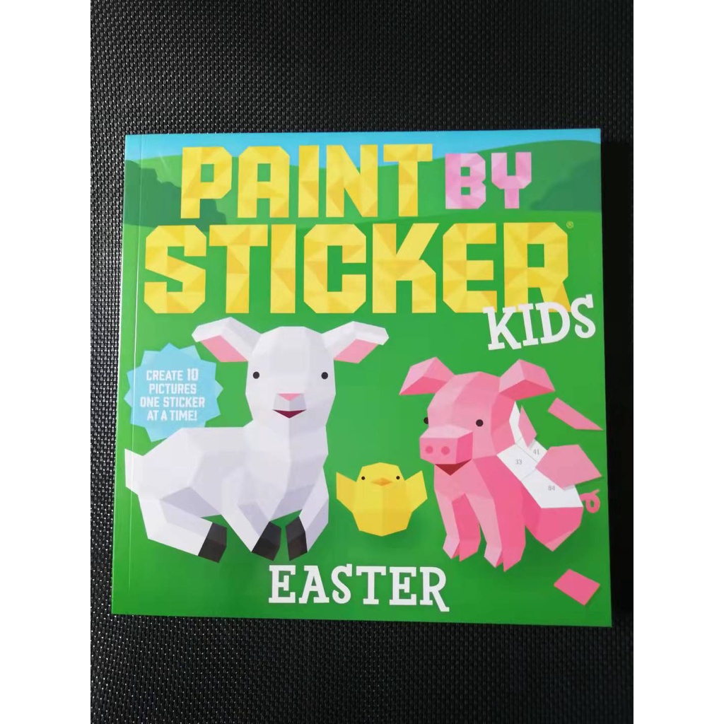 Paint by Sticker Kids, Easter, Kids Activity Book, Sticker Art | Shopee ...