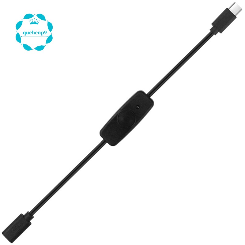 Power Switch USB Type C with Indicator Light Male to Female USB-C ...