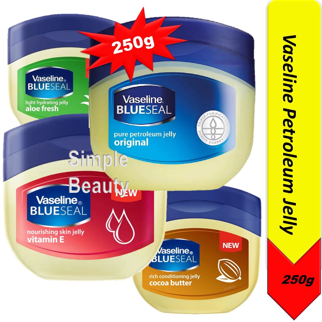Vaseline Pure Petroleum Jelly, 250ml | Shopee Singapore
