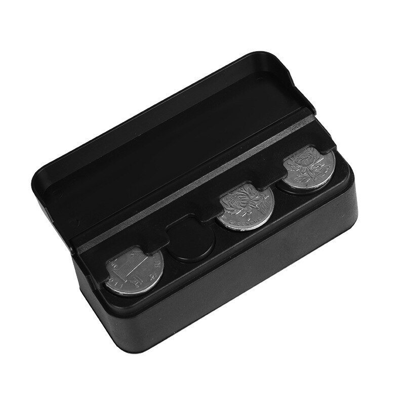 Car Coin Organizer Change Money Storage Box Automobile Portable Coins ...