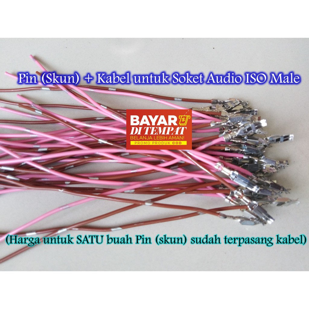 One piece ISO AudioSkun + Cable to Add ISO HEad Unit ISO Male Audio ...