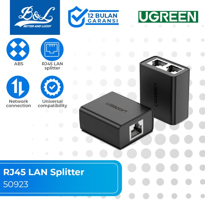 Ugreen 50923 2pcs RJ45 LAN Ethernet Splitter Adapter | Shopee Singapore