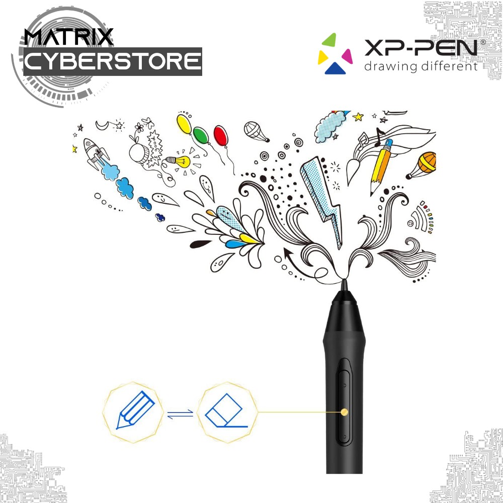 XP-PEN P05 Battery-free Stylus | For Deco 01 V2, Deco 03, Star G640s ...