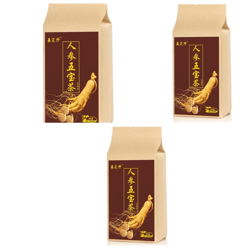 【SG Ready Stock】Ginseng Five Treasure Tea Polygonatum Mulberry Health ...