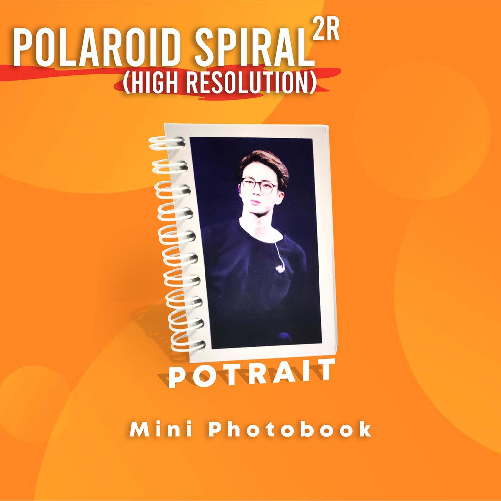 2r SPIRAL POLAROID PHOTO PRINTING (Sharp CONSIL, 2 SIDED THICK ...