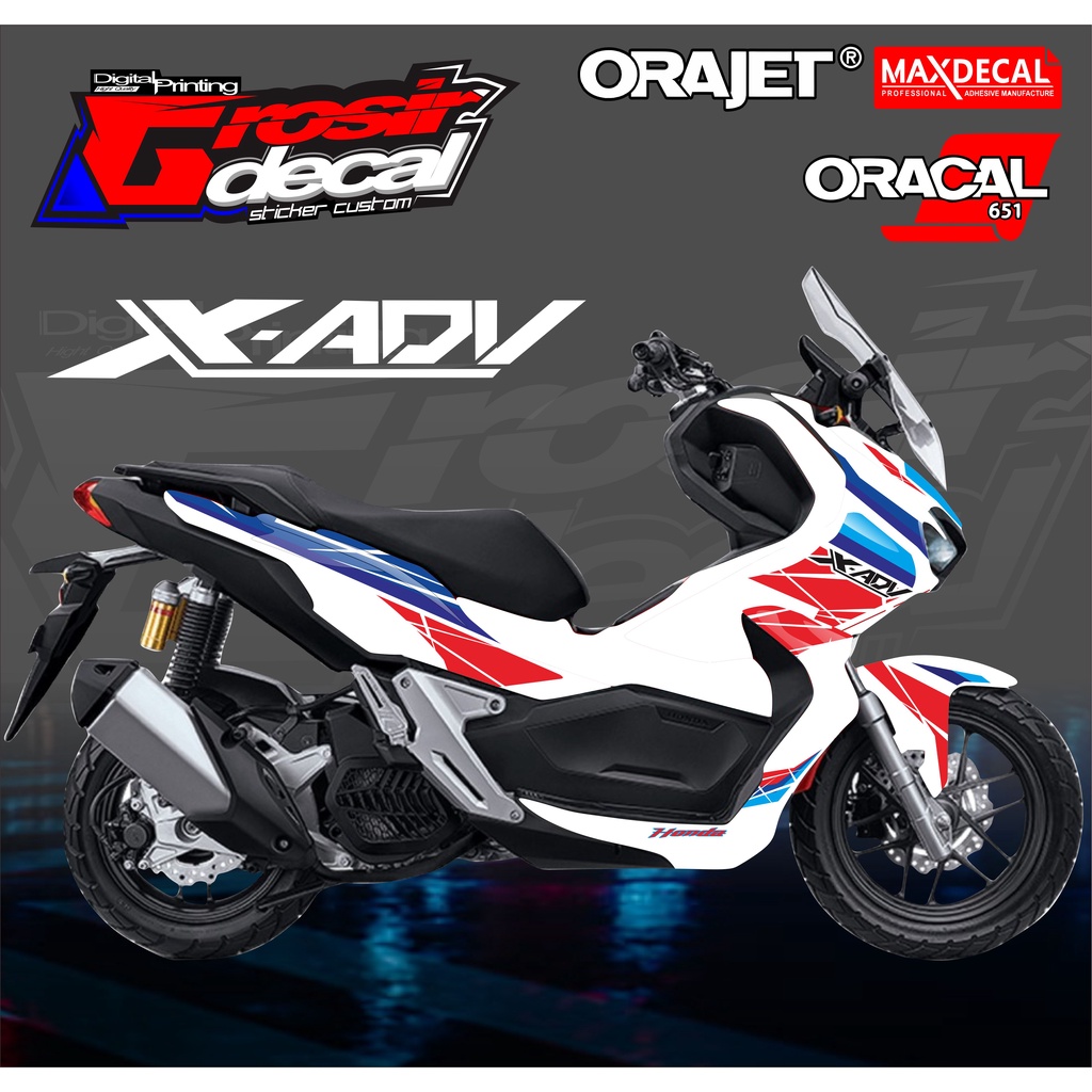Cool Honda ADV 150 Sticker Decal Full Body Fullset Free Custom | Shopee ...