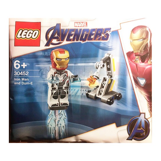 LEGO Marvel Avengers Iron Man and Dum-e -30452 | Shopee Singapore