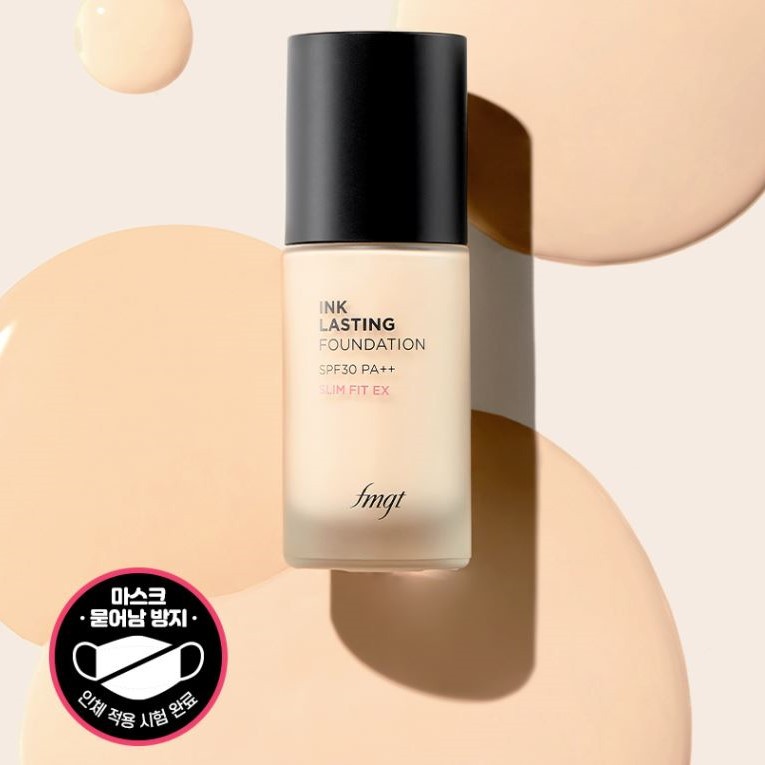 THE FACE SHOP Ink Lasting Foundation Slim Fit EX / Glow | Shopee Singapore