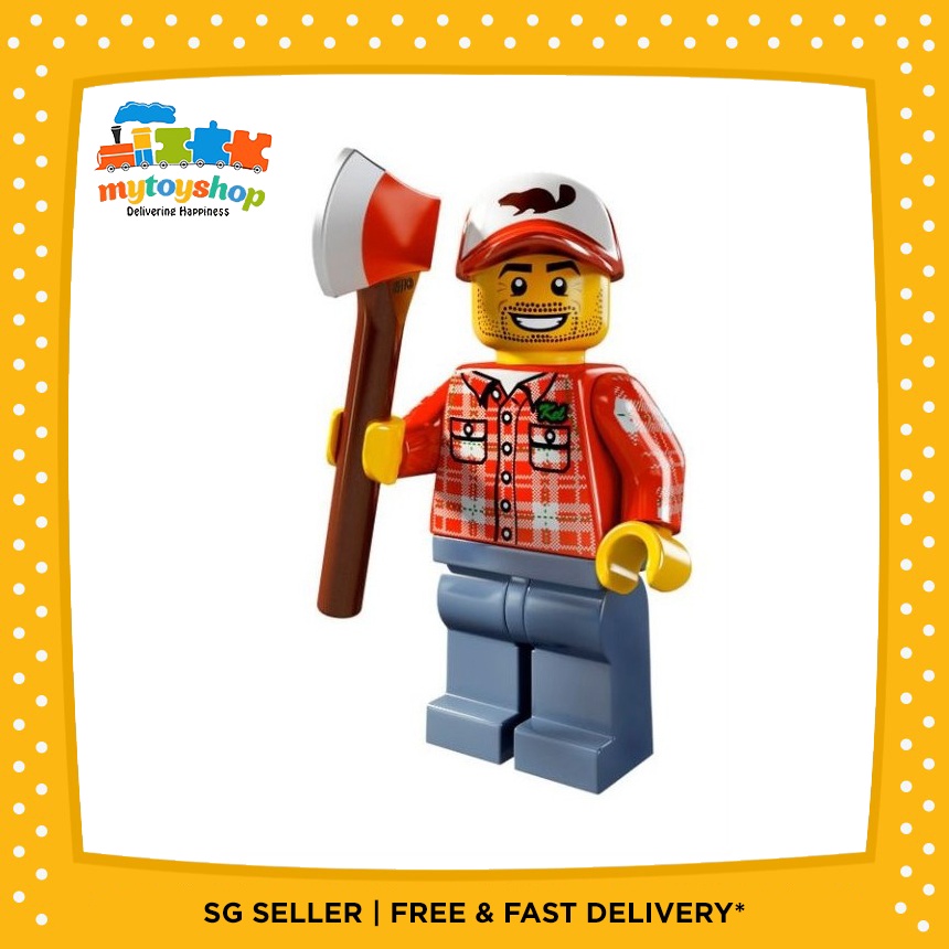LEGO 8805 Lumberjack Minifigure | Shopee Singapore
