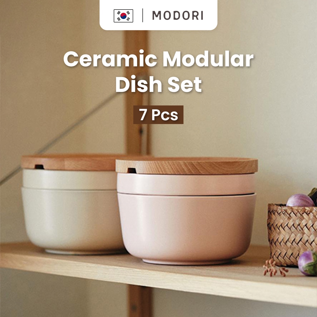 Lovehouse Ceramic Modular Dish Set 7 pcs by Modori Made In Korea ...