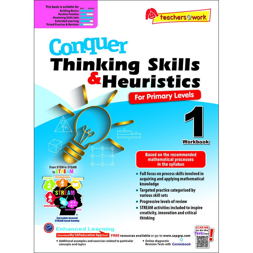 Conquer Thinking Skills & Heuristics for Primary Levels Workbook 1-6 ...