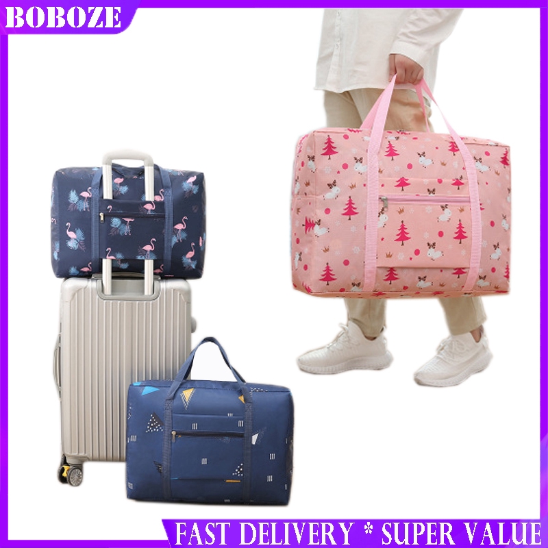 Travel Handbag Korean Foldable Travel Bag Luggage Bag Large Capacity ...
