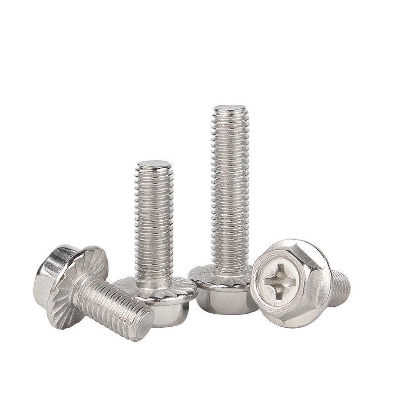 304 Stainless Steel Phillips Flange Outer Hexagon Screw Surface Bolt ...