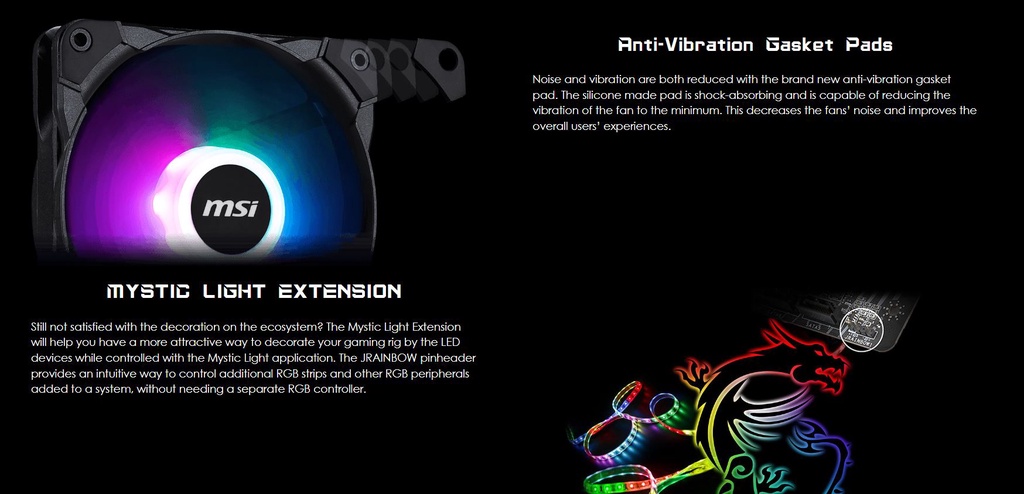 MSI MAG FX12A-3 3 x 120mm ARGB Fan (PWM) 3 FAN PACK (1 YEAR WARRANTY BY CORBELL TECHNOLOGY PTE ...