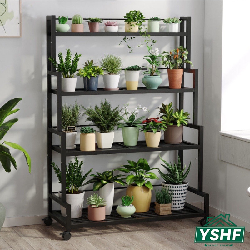 YSHF Flower Rack Plant Stand Living Room Antirust Flower Pot Rack ...