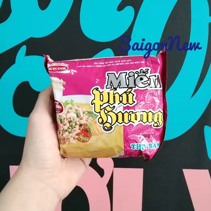 Mien Phu Huong Thit Bam 3 Flavor - Aecook Phu Huong Instant Noodle 3 ...