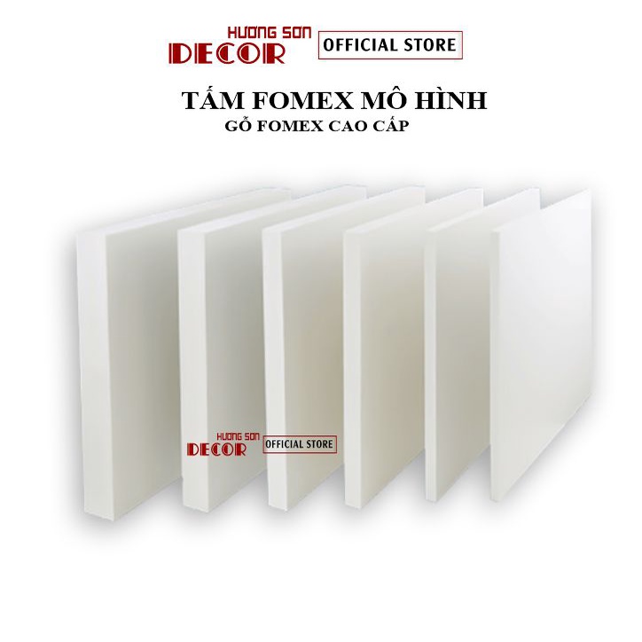 White fomex covers of all sizes make beautiful decorative models ...