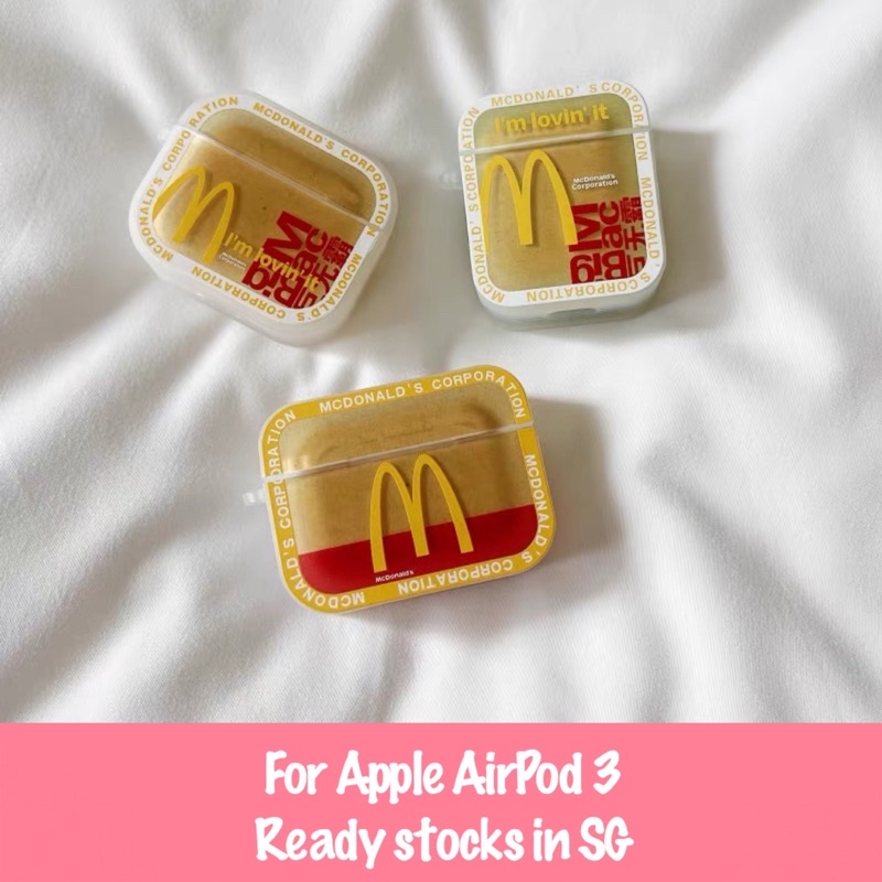 [SG SELLER] Apple AirPod 3 Case (McDonalds) | Shopee Singapore