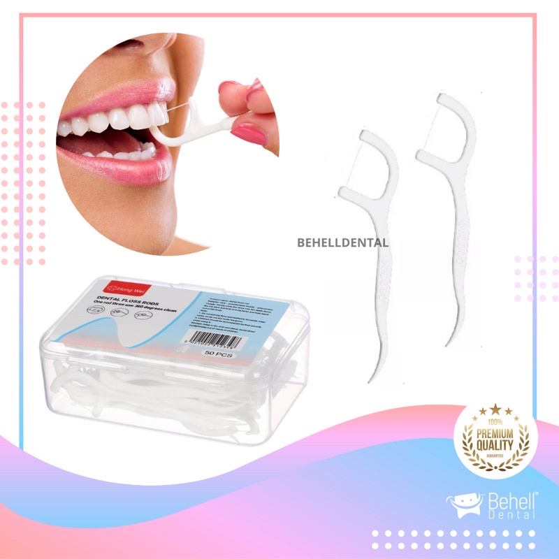 50 PICS DENTAL FLOSS STICKS PICK PICK PICKS TEETH THREAD GUARDIAN ...