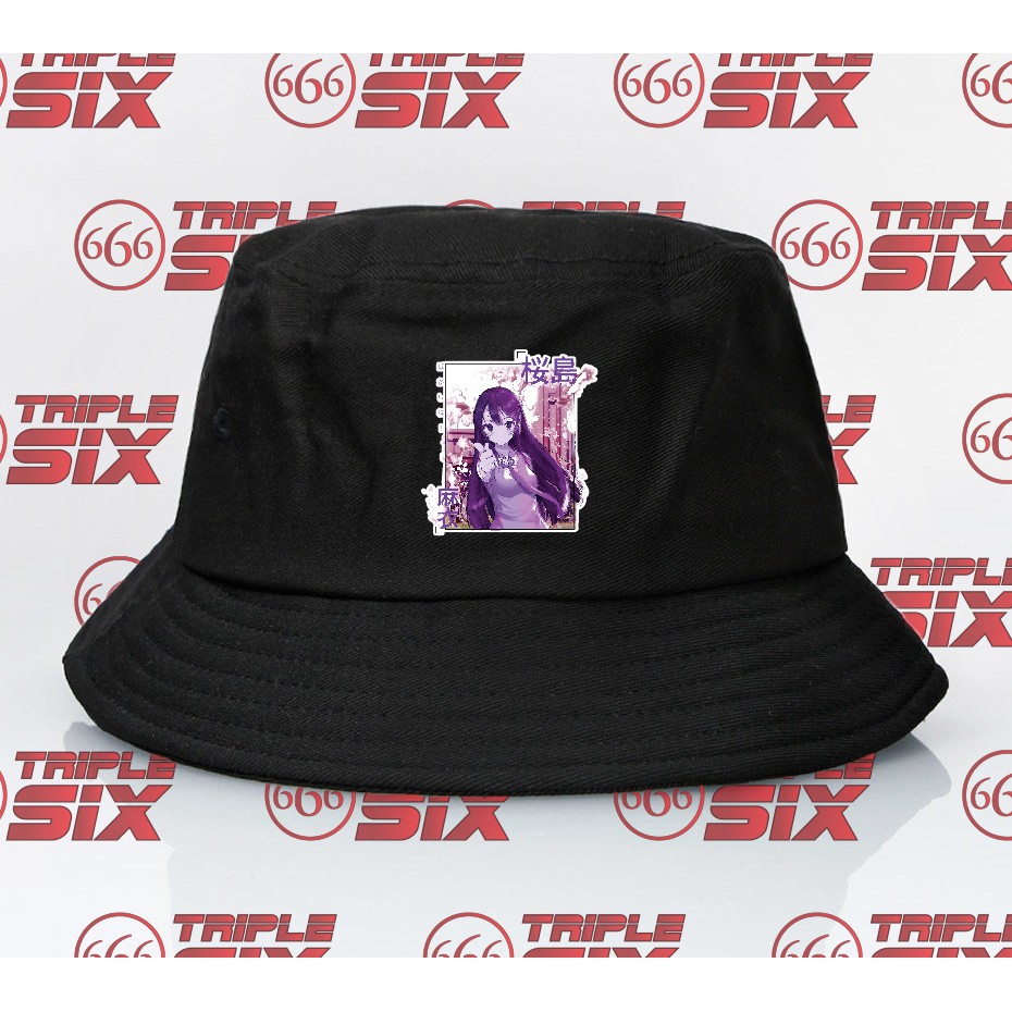 Mai Sakurajima Bunny Girl Senpai Anime Bucket Hat | Shopee Singapore