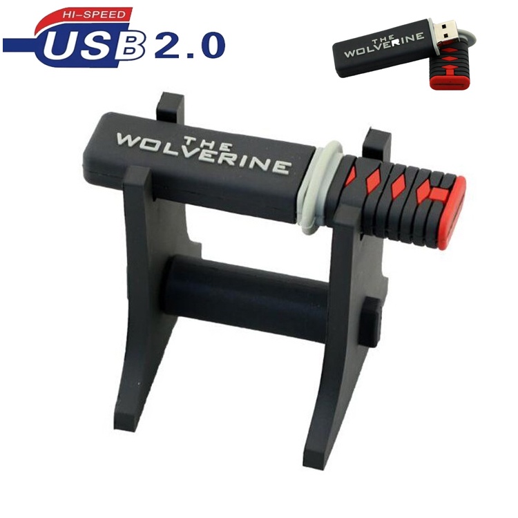 Cartoon Samurai sword Pen drive USB Flash Drive 64GB 32GB 16GB 8GB U ...