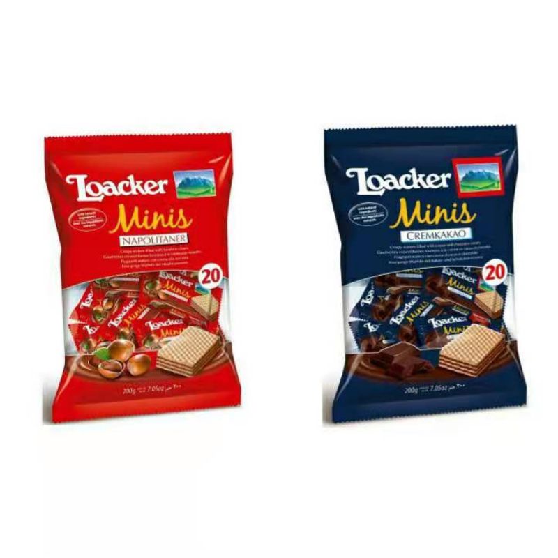 Loacker Classic Minis Napolitaner/Cremkakao 200g 20pcs | Shopee Singapore