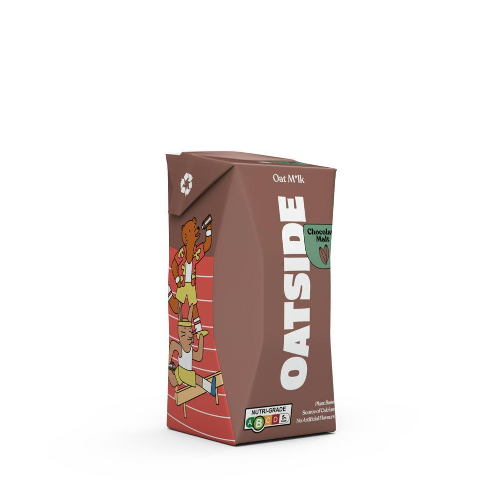 [1 Carton] Oatside Chocolate Malt Oat Milk (24x200ml) | Shopee Singapore