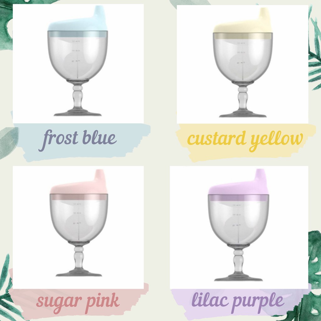 Local Instock 】BLW Royal Baby Sippy Glass Sippy Cup Anti Spill Kid Wine ...