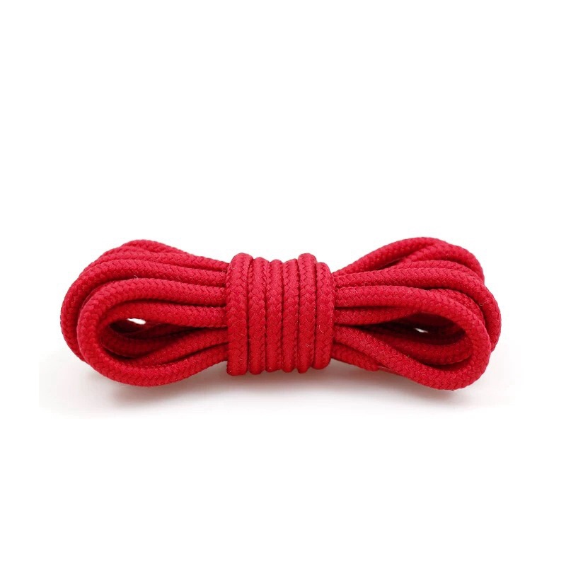 1Pair 21 Color Round Shoelaces Polyester Solid Classic Shoe laces Boots ...