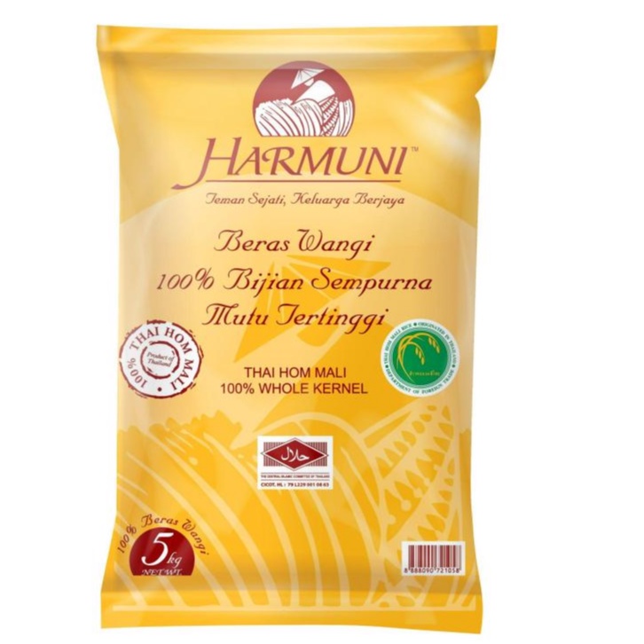 Harmuni Thai Hom Mali Rice (5kg) | Shopee Singapore
