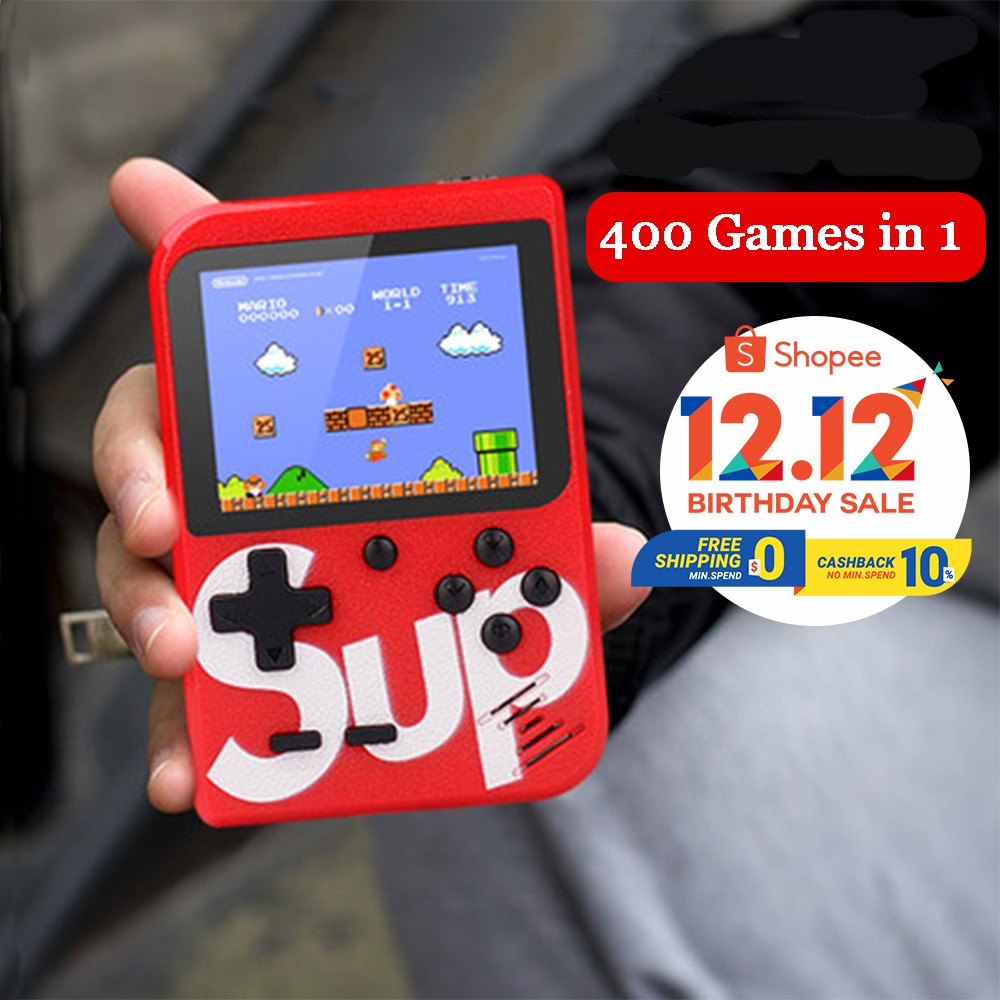 SUP Game Box 400 In 1 Retro Handheld Game Console Emulator Portable ...