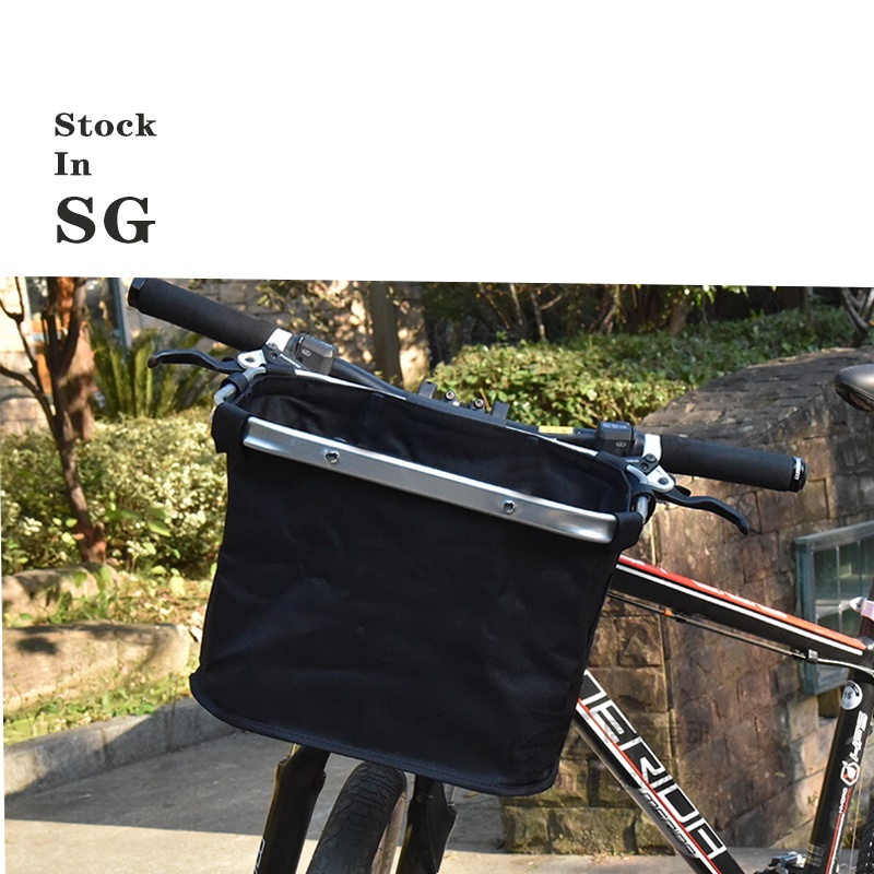 Bicycle Basket Handlebar Pannier Cycling Carryings Holder Bike Riding ...