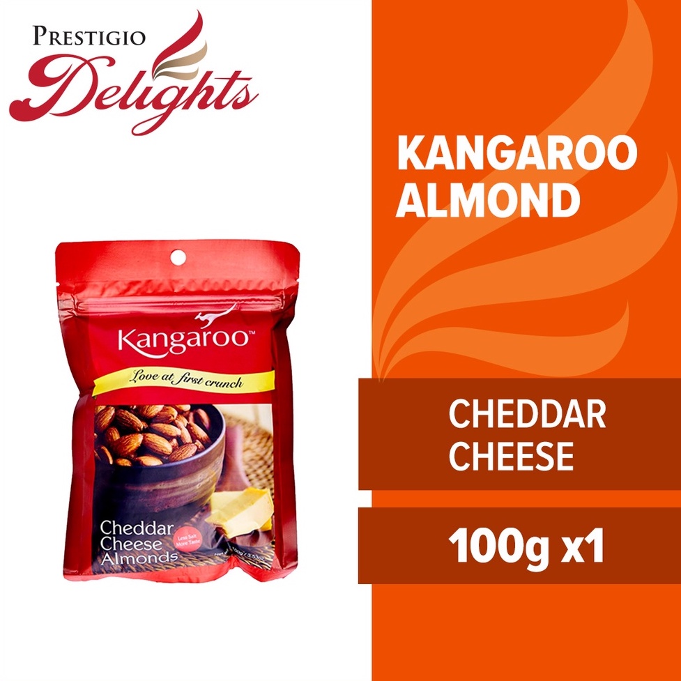 Kangaroo Cheddar Cheese Almond 100g | Shopee Singapore