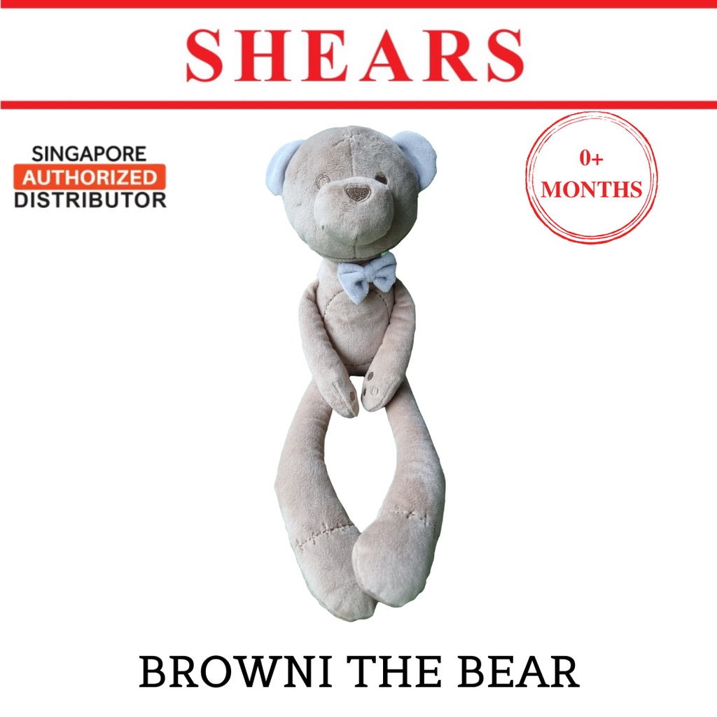 Shears Baby Soft Toy Patch Toy Cuddlies Toddler Soft Toy Browni the ...